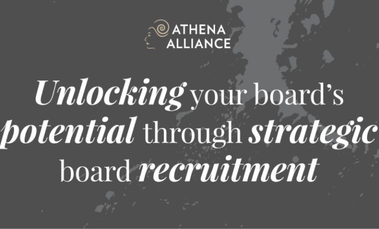 Unlocking your board's potential through strategic board recruitment ...